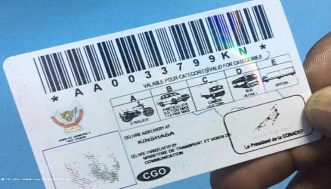RDC : le nouveau permis de conduire biométrique déjà disponible ...