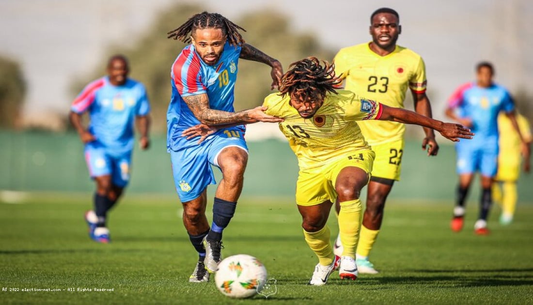 Foot: Les Léopards de la RDC et l’Angola font jeu égal en amical ... Foot: Les Léopards de la RDC et l’Angola font jeu égal en amical ...