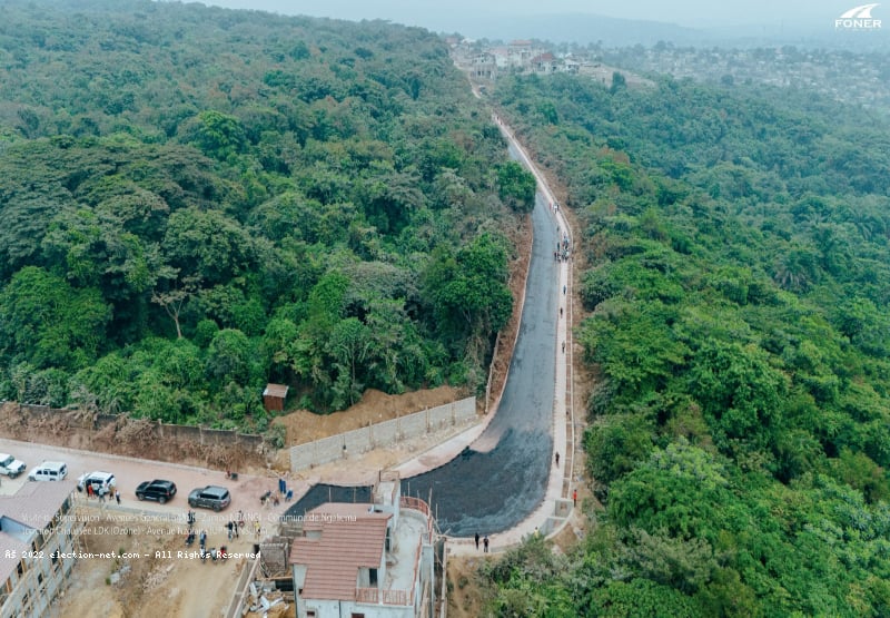 Kinshasa : construction d'une nouvelle route de l'UPN à Kinsuka Pompage ...